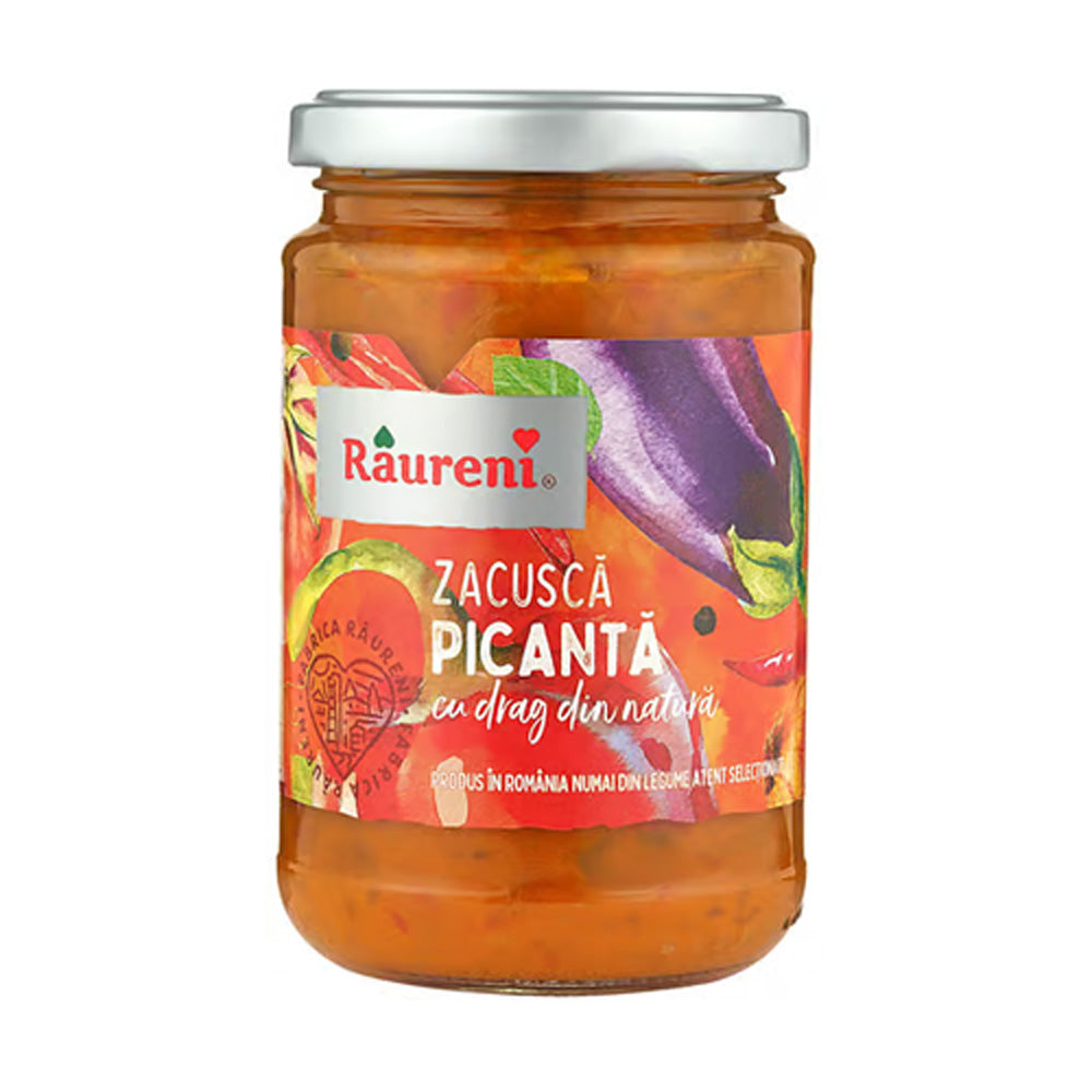 Zacusca picanta Raureni | Delumani – Magazin românesc online